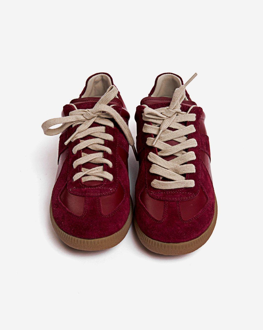 Maison Margiela Sneakers oxblood red 6- Maison Margiela Shoes- abersons