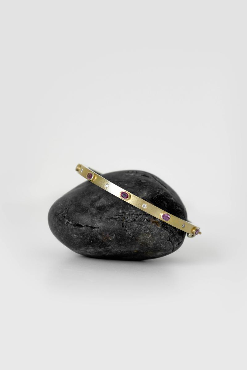 Rene Escobar Bangle ss/yg/pink Rene Escobar- abersons